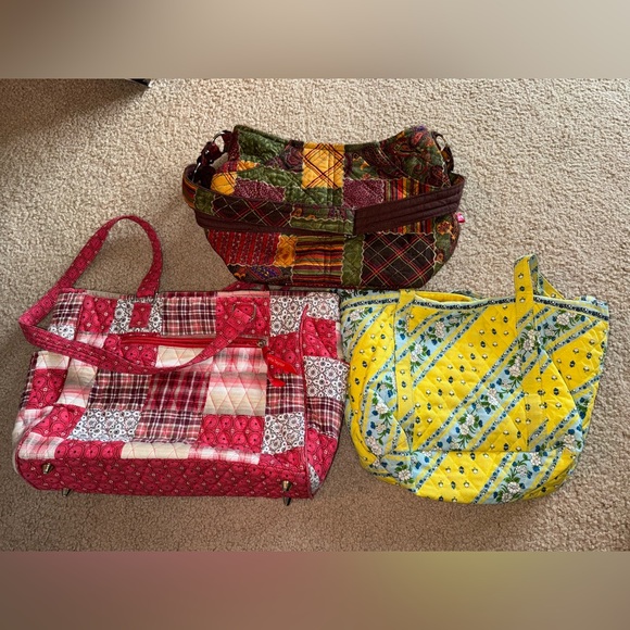 Bags | Patchwork Quilted Womens Bags Set | Poshmark
